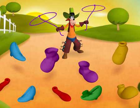 Goofy's Wild Shoe Round Up - Play Online Goofy's Wild Shoe Round Up on ...